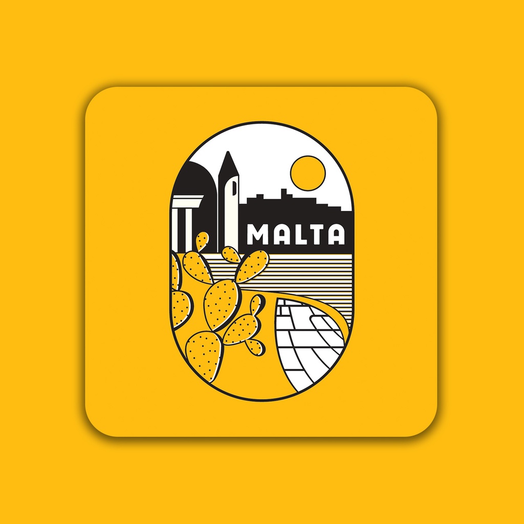 Malta Coaster | Souvenirs That Don't Suck