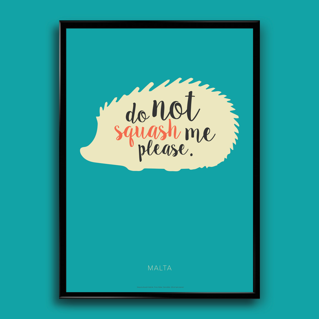 Don't Squash Me Poster | Souvenirs That Don't Suck